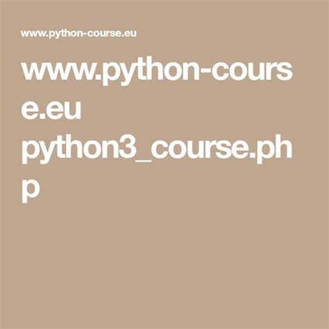 Python Courseeu Python3coursephp Python Programming Tutorial Python