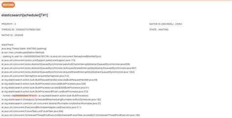 elasticsearch 批量更新bulk死锁问题排查 京东云开发者社区