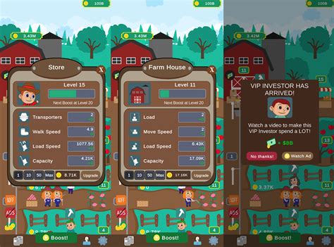 Idle Farmer Game Tycoon Template
