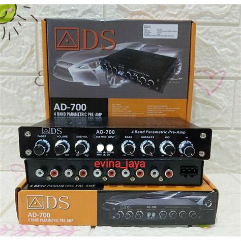 Jual Preamp Parametric ADS AD 700 4BAND Shopee Indonesia