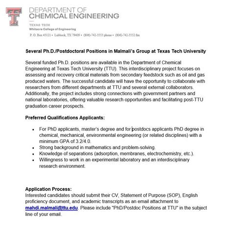 mahdi malmali on linkedin there are several phd and postdoc positions
