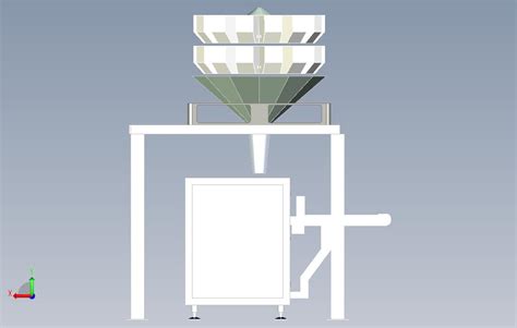 塑料颗粒分装设备模型设计 Parasolid 模型图纸下载 懒石网