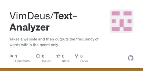 Github Vimdeustext Analyzer Takes A Website And Then Outputs The