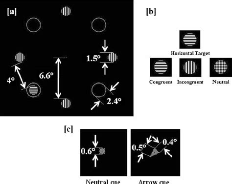 Stimuli Used In Experiments 1 And 2 A Visual Angles Of Targets
