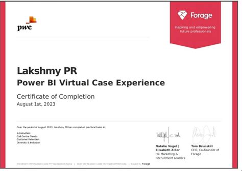 Lakshmy P R On Linkedin Powerbi Experience Pwc Virtualexperience