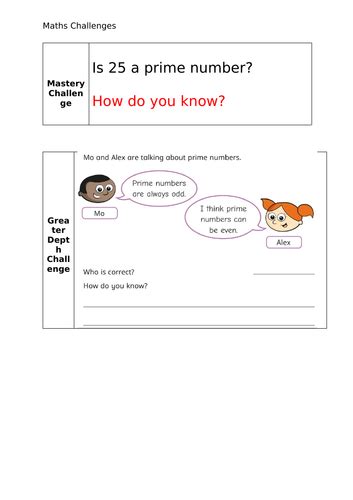 Year 5 Prime Numbers Lesson Teaching Resources