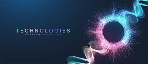 Premium Vector Quantum Computing Idea Design Element Concept