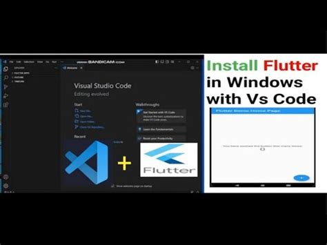How To Create A New Flutter Project In Visual Studio Code And Setup SDK