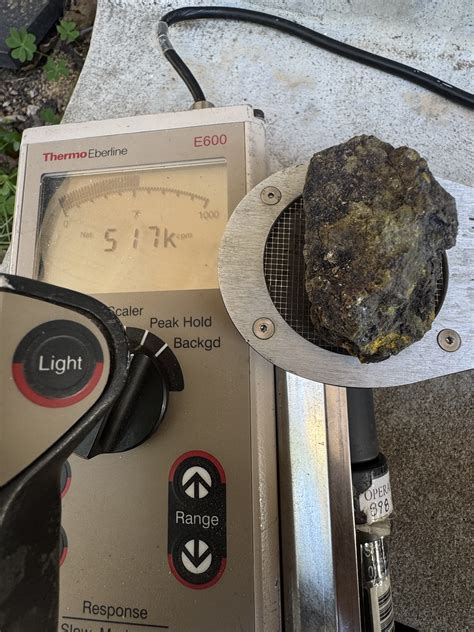 517000 Cpm 6661 Grams Almost Entirely Uranium Dioxide In The Form Of