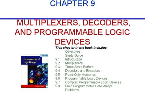 chapter 9 multiplexers decoders and programmable logic devices