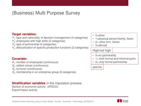 Ppt Predictive Mean Matching Using A Factor Model Powerpoint