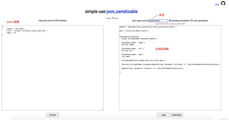 【dart 教程系列第 44 篇】json To Dart 在线转换的网址dart Json 在线 Csdn博客