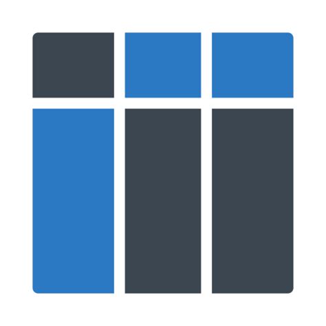 Align Generic Blue Icon