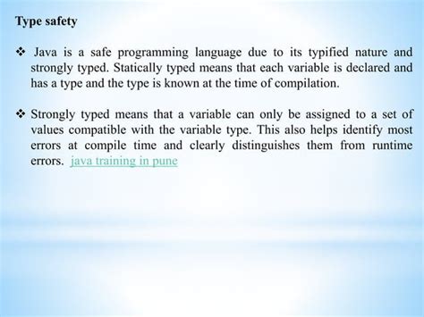 Advantages Of Java Programming Language Pptx