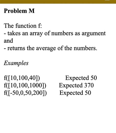 solved javascript code and algorithm for problem m problem