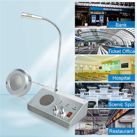 Window Intercom System Anti Interference Dual Way Intercom Munication
