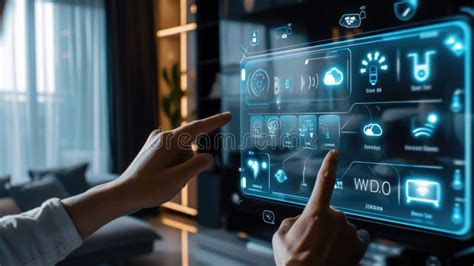 Smart Home Control Concept AIG Stock Illustration Illustration Of Intelligent Modern