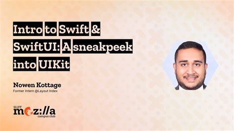 Introduction To Swift And Swiftui Youtube