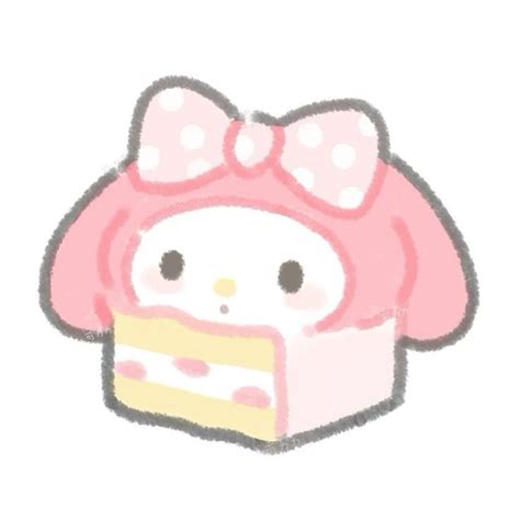 Cute Hello Kitty Drawing With Cake Images Hello Kitty Hello Kitty