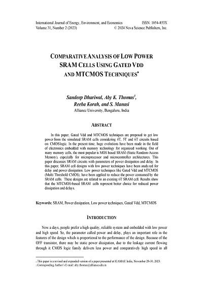 comparative analysis of low power sram cells using gated vdd and mtcmos techniques nova
