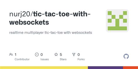 github nurj20 tic tac toe with websockets realtime multiplayer tic tac toe with websockets
