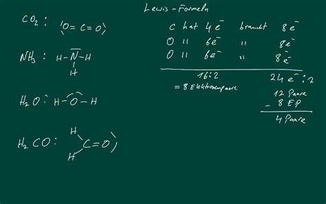 Lewis Formel Lewis Schreibweise Youtube
