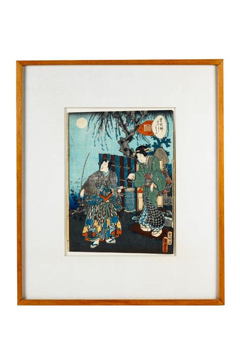 Lot Utagawa Kunisada Group Scene