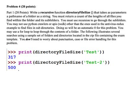solved problem 4 20 points part 1 20 points write a
