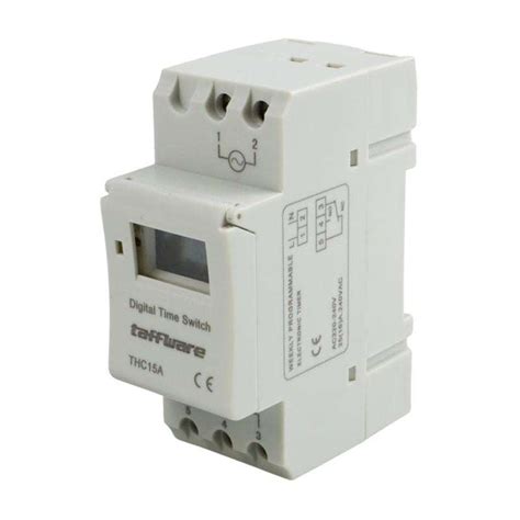 Jual Taffware Power Timer Programmable Time Switch Relay 16a 220v 2000w Thc Di Seller