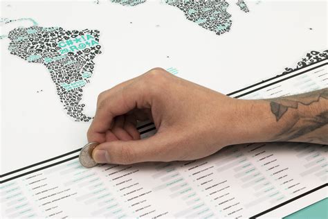 F ING Scratch Map Scratch To Reveal Naughty Words