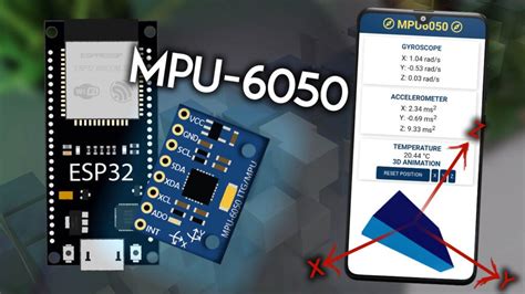 Gyroscope Accéléromètre Esp32 Web Server Mpu 6050 Objet 3d