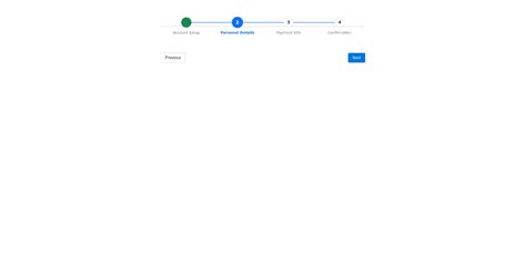 Animated Progress Stepper Free Html Bootstrap Component
