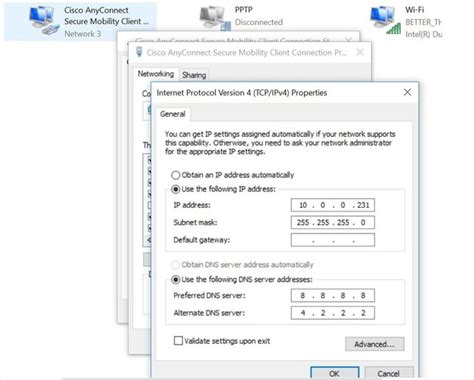 Cisco Anyconnect Vpn Client Connected But No Internet Access R Networking