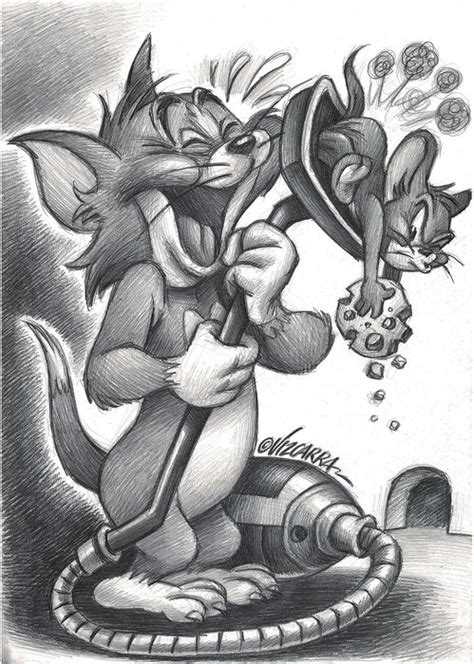 Detail Tom And Jerry Pencil Drawing Koleksi Nomer 16