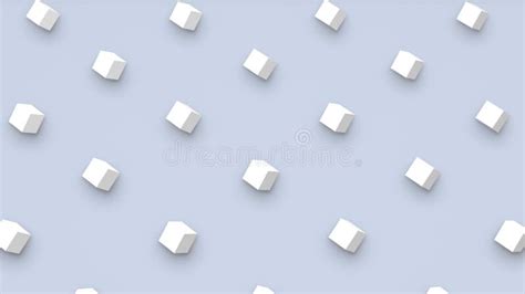 Futuristic 3d Render Of Cube Shapes Seamless Moving In Isometric View Stock Video Video Of