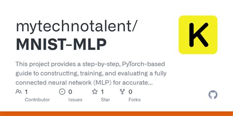 Github Mytechnotalent Mnist Mlp This Project Provides A Step By Step Pytorch Based Guide To