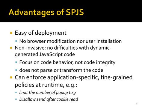 Ppt A Two Tier Sandbox Architecture For Untrusted Javascript