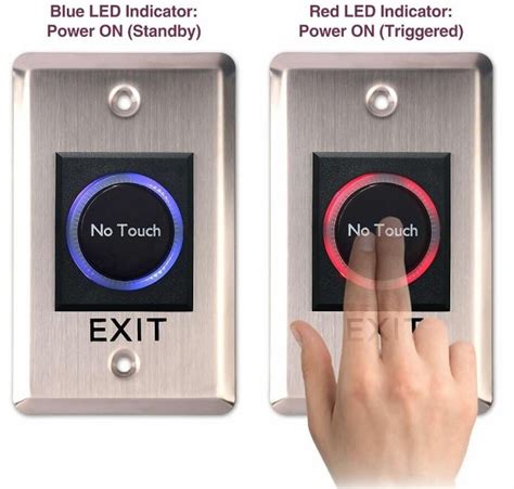 No Touch Exit Button HMT MK A Shenzhen Huiyuxin Technology Co Ltd