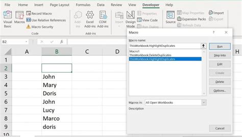 How To Use Vba To Highlight Duplicate Values In An Excel Spreadsheet Techrepublic