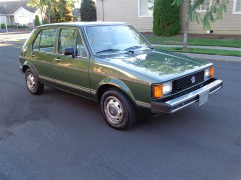 1981 Volkswagen Vw Rabbit L Diesel Low Miles 21k 1982 1983 1984 1985