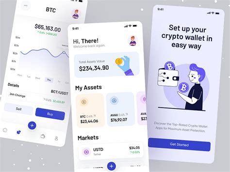 Crypto Wallet App Ui By Ofspace Uxui On Dribbble