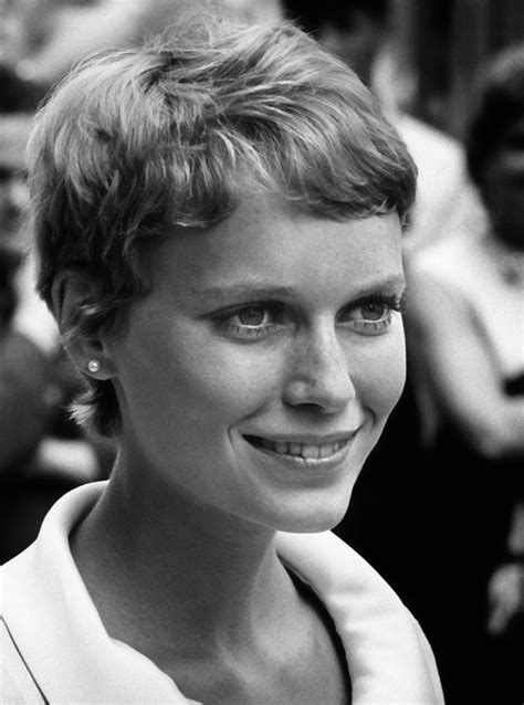 30 Beautiful Portraits Of Mia Farrow With Pixie Haircut In The 1960s