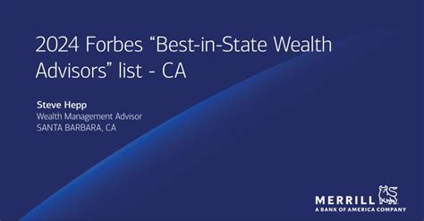Join Me In Congratulating Steve Hepp Cima® Who Has Been Recognized On The 2024 Forbes “best In