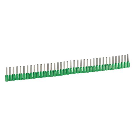 Ferrule Starfix With Insulating Flange For Cable Section 0 34 Mm² Green Supplied In Strips