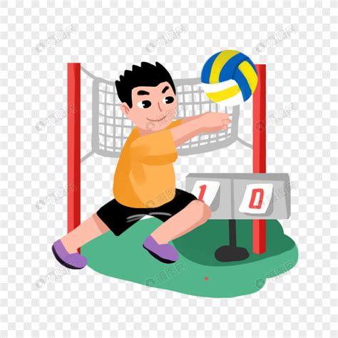 남자 배구 Png 일러스트 무료 다운로드 Lovepik