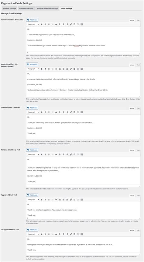 Custom User Registration Fields Woocommerce