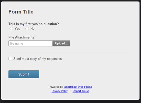 Creating Yesno Checkboxes In A Web Form Smartsheet Community