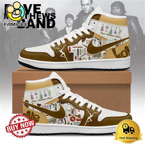Dave Matthews Band Special Design Air Jordan 1 Shoes Famigee Store
