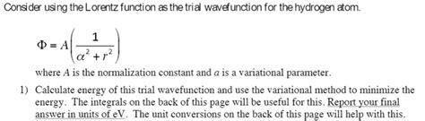 Solved Consider Using The Lorentz Function As The Tria Chegg Com