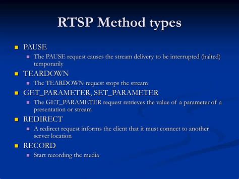 Ppt Rtsp Real Time Streaming Protocol Powerpoint Presentation Free